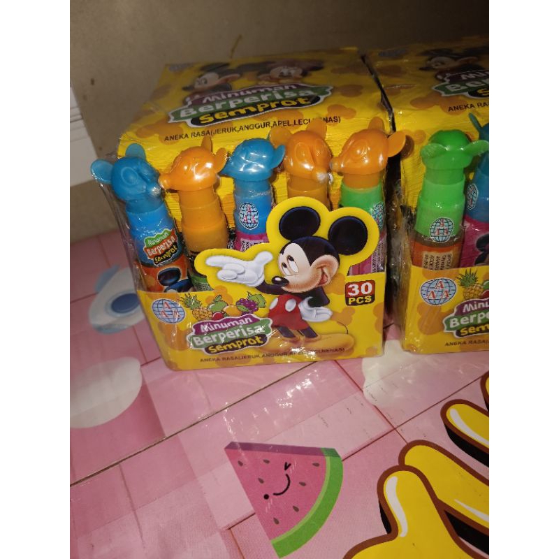 Jual permen semprot Mickey mouse 30 pcs | Shopee Indonesia