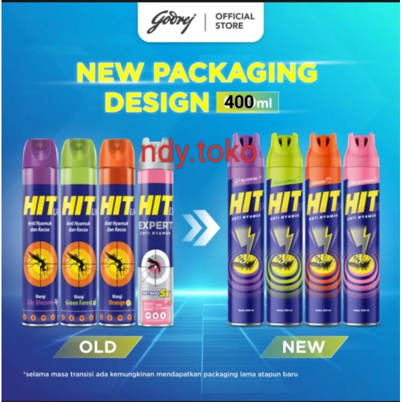 Jual Hit Aerosol | Obat Nyamuk spray 400ml | Shopee Indonesia