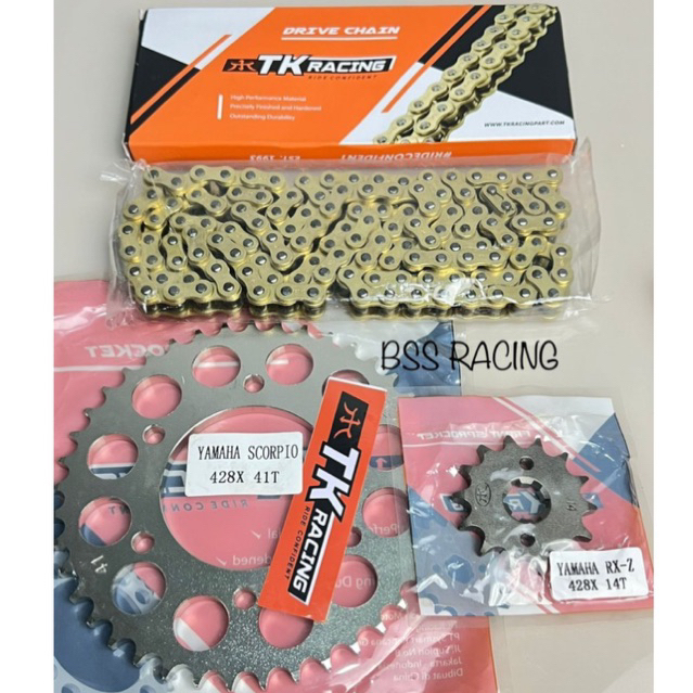 Jual GEAR SET TK RACING 428HS Vixion Vixion NVL Mx king Vixion New ...