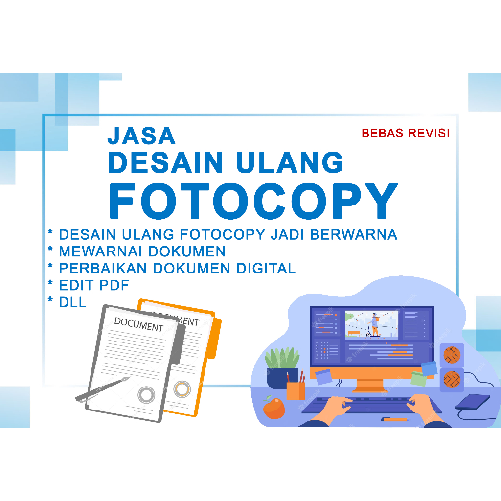 Jual DESAIN EDITING FOTOCOPY MENJADI BARU BERWARNA ( PROFESIONAL ...