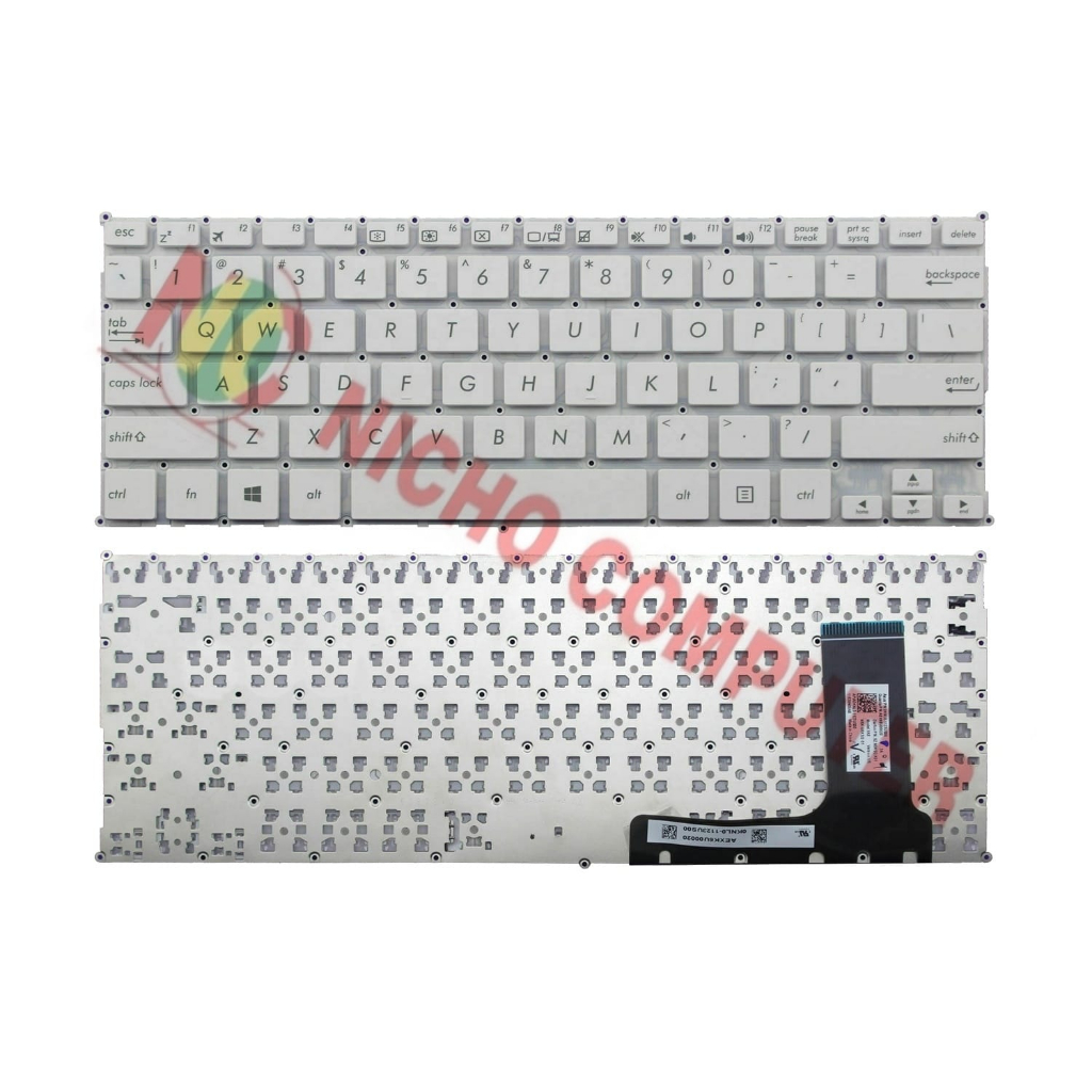Jual Keyboard Asus E202M E202MA E202 E202S E202SA TP201SA White ...