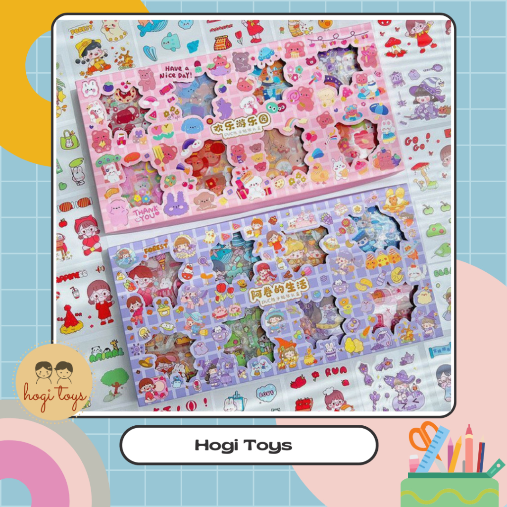 Jual Stiker 200 Lembar Murah Sticker Box Jumbo PVC Momo | Shopee Indonesia