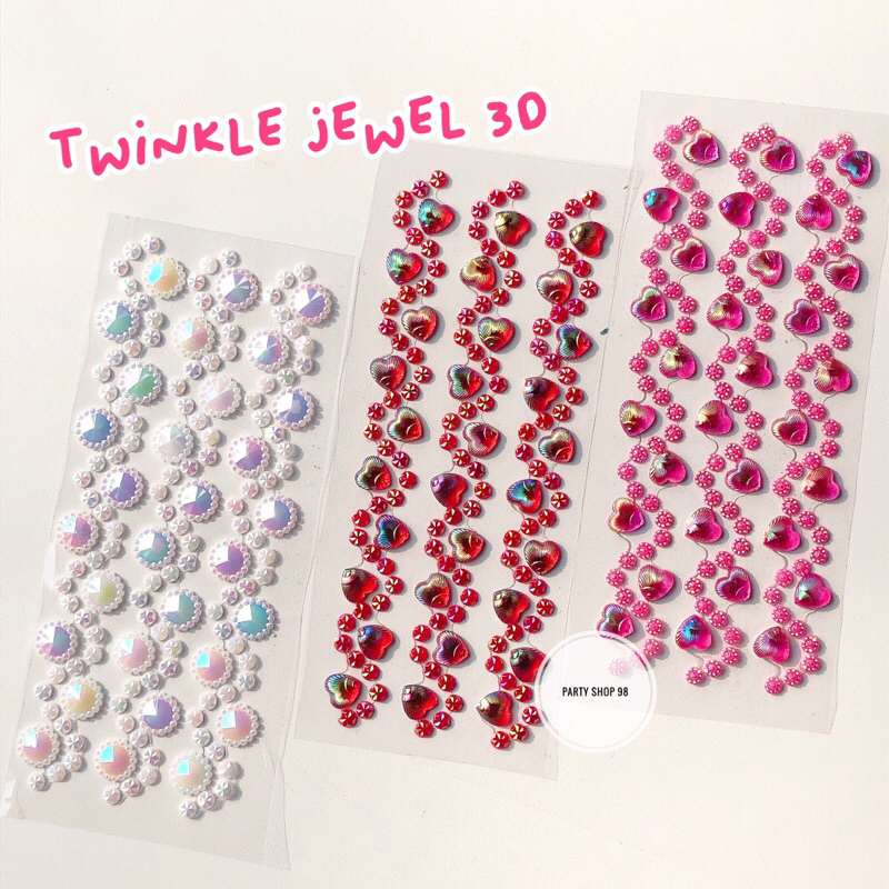 Jual STICKER 3D TIMBUL / TWINKLE JEWEL SEAL / STICKER DECO | Shopee ...