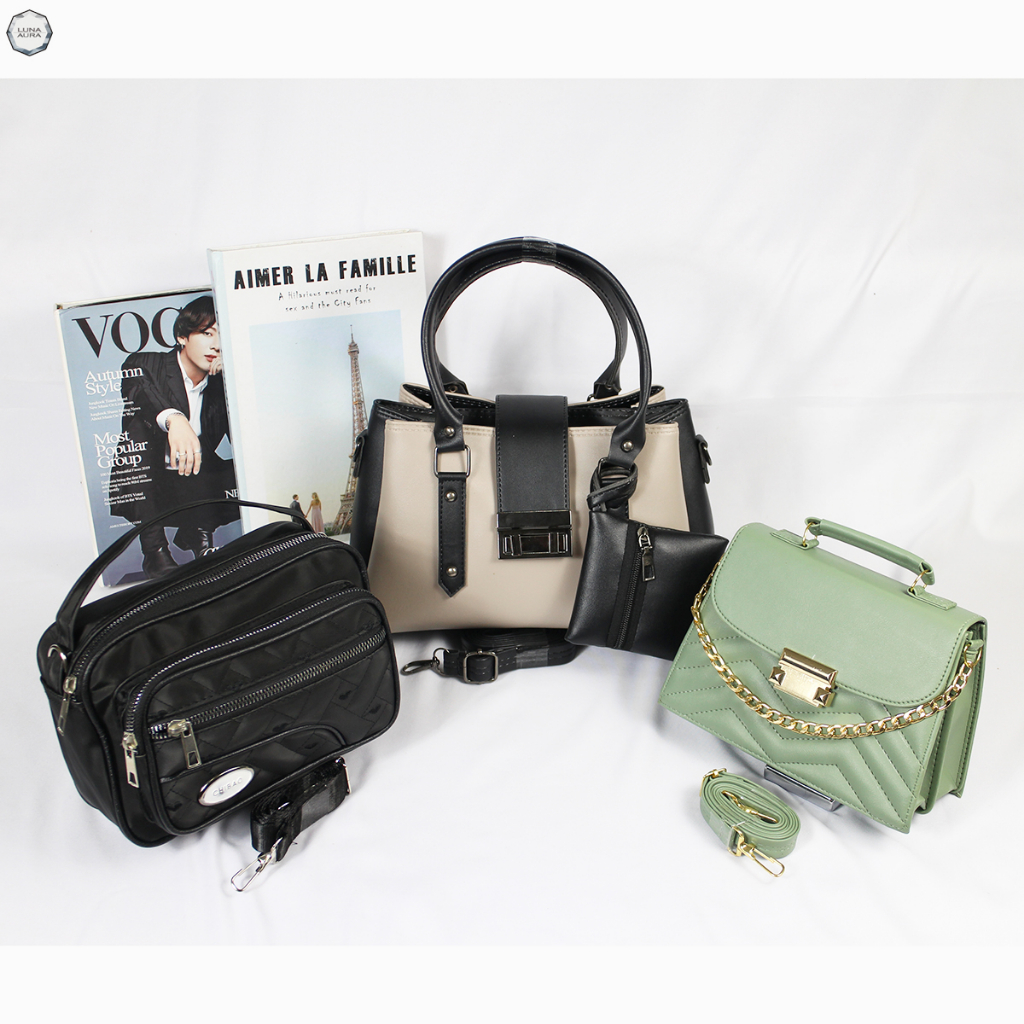 Jual Luna Aura Kombo Hemat TAS MJ 02 Kombinasi 100ribu Isi 3 Pcs Tas ...