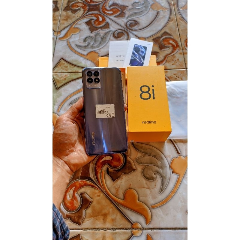 Jual realme 8i Ram 6/128 fullset second murah | Shopee Indonesia