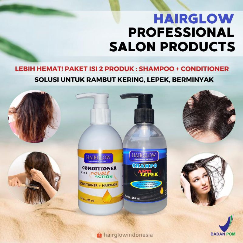 Jual Promo paket Shampoo dan Conditioner 2in1 untuk rambut kering dan ...