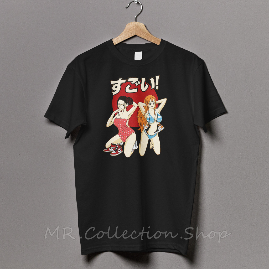 Jual KAOS ONE PIECE NAMI X ROBIN / KAOS CREW MUGIWARA NAMI X ROBIN ...