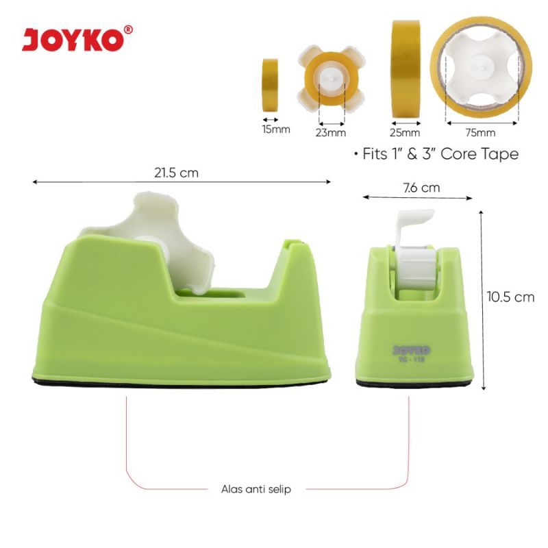 Jual Joyko Tape Cutter Dispenser / Joyko TC-113 / Pemotong Solasi ...