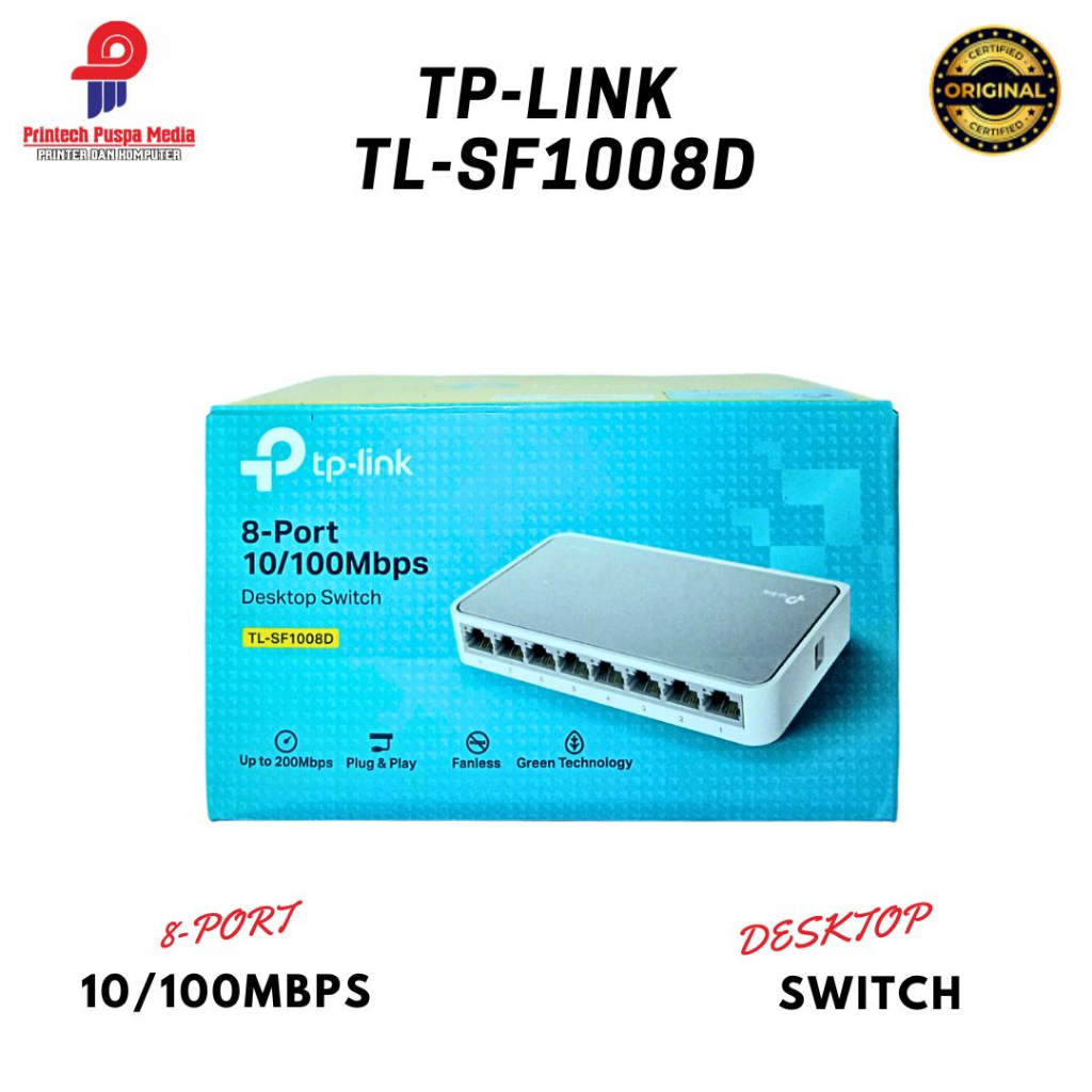 Jual Tp-Link SF1008D Switch Hub 8port | Shopee Indonesia
