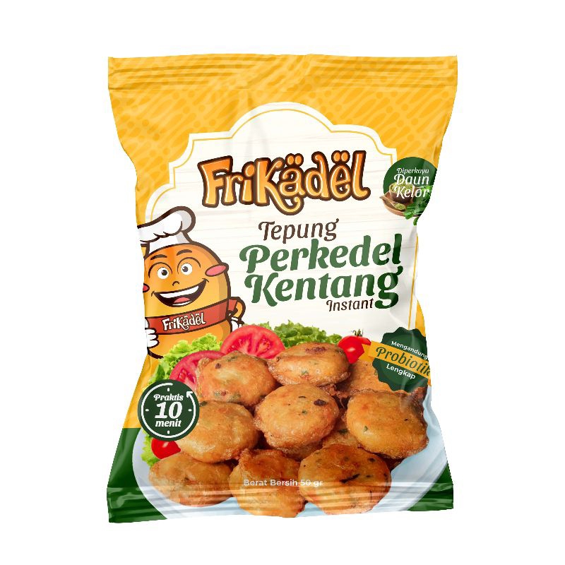 Jual TEPUNG PERKEDEL KENTANG INSTAN MERK FRIKADEL( dapat 5 bungkus ...