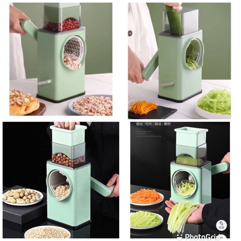 Jual Alat Pemotong Sayuran Buah Buahan 4 In 1 Vegetable Slicer Machine ...