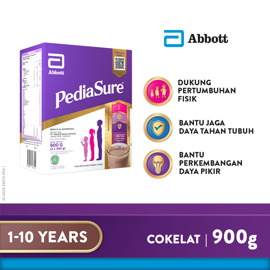 Jual PEDIASURE Cokelat 800g - Susu Pertumbuhan Anak Usia 1 - 10 Tahun ...