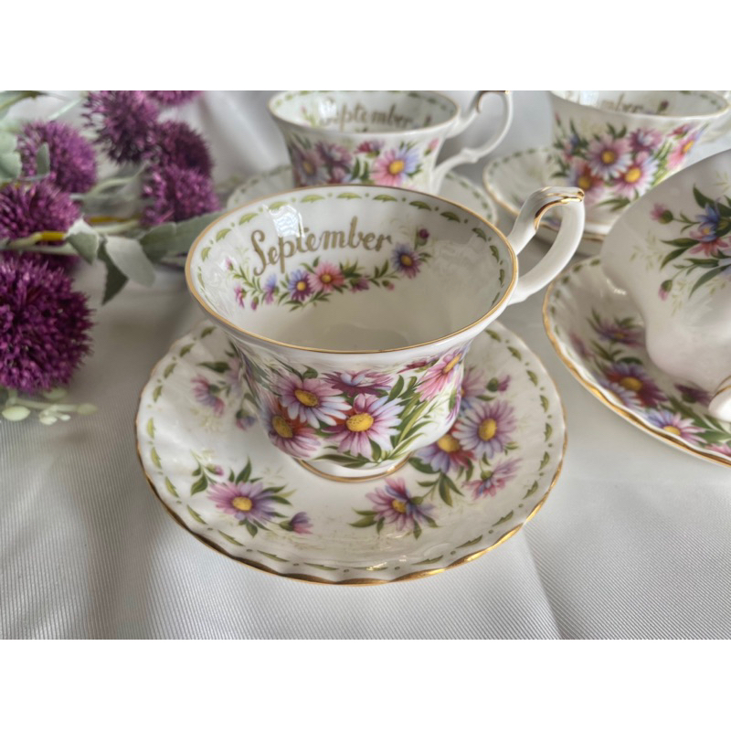 Jual Royal doulton Royal Albert flower of the month SEPTEMBER teacup ...