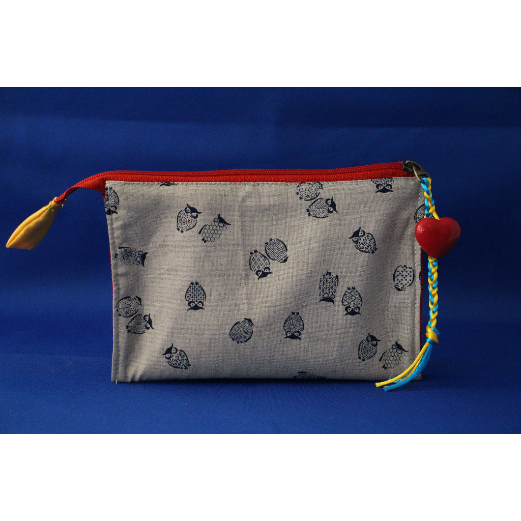 Jual Dompet Jepang ( Japanese Pouch ) - Putih Motif Burung Hantu ...