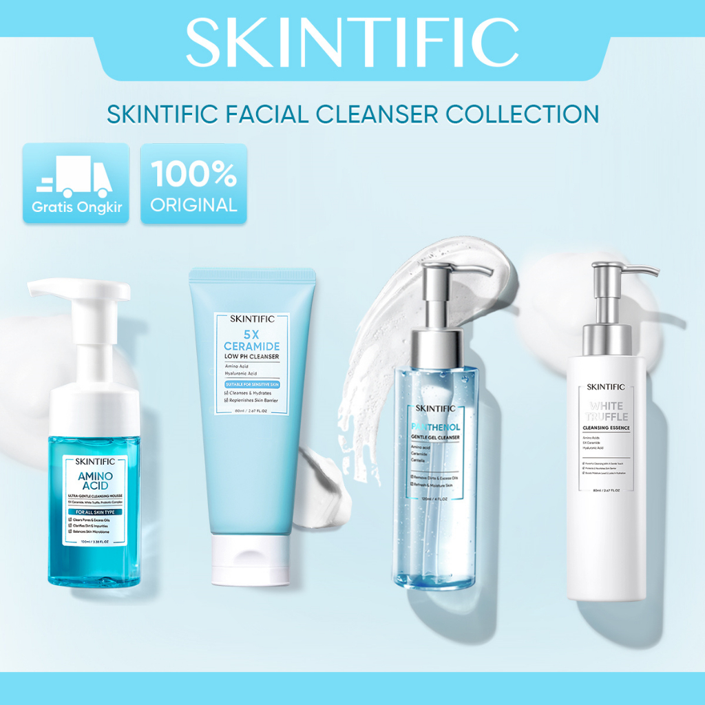 Jual [BPOM] SKINTIFIC Facial Wash - Face Wash Facial Cleanser Pembersih ...