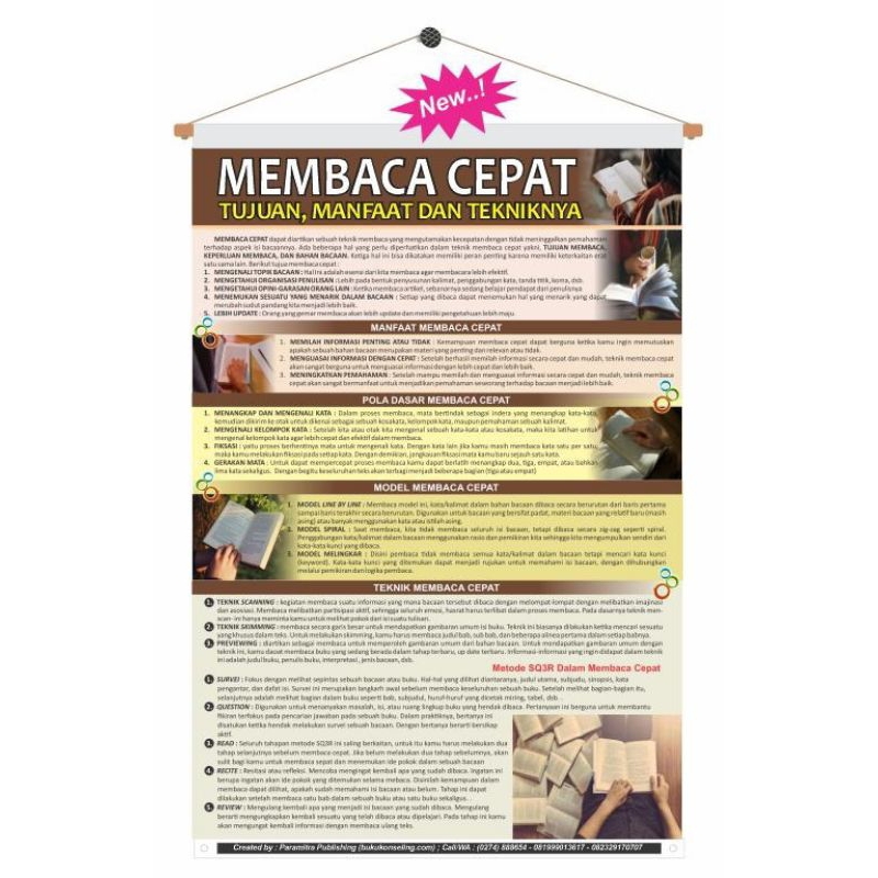 Jual banner membaca cepat | Shopee Indonesia