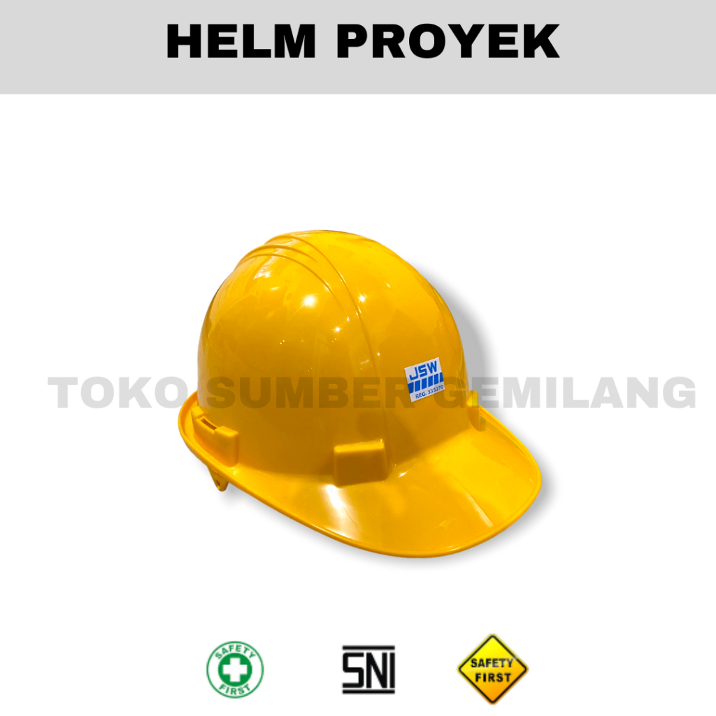 Jual Helm Proyek / Helm Proyek Kuning / Helm Bangunan / Helm Proyek SNI ...