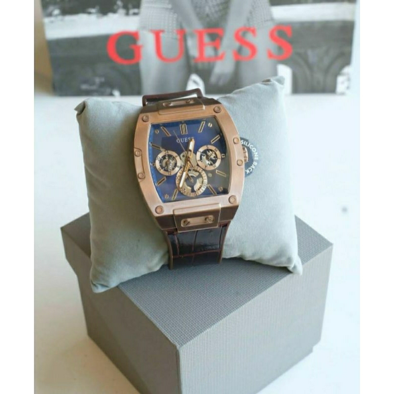 Jual Jam tangan Guess phonix men pria 43mm original 4 pilihan warna ...