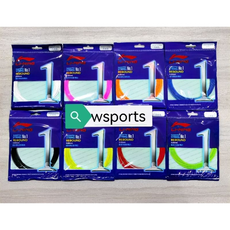 Jual Senar Badminton Lining No1 No 1 REBOUND Original | Shopee Indonesia