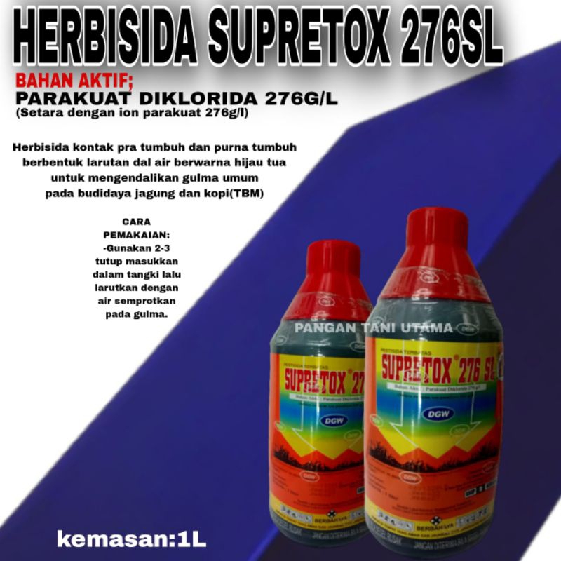 Jual HERBISIDA SUPRETOX 1L | Shopee Indonesia