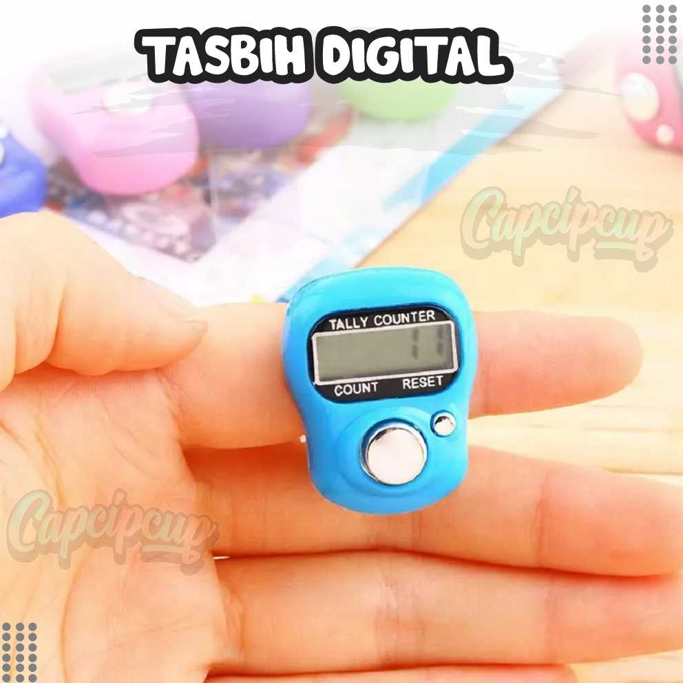 Jual Tasbih Digital Alat Hitung Penghitung Digital Mini Finger Counter Merk Jixin CAPCIPCUP ...