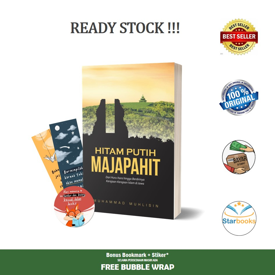 Jual Buku Hitam Putih Majapahit : Dari Huru Hara Hingga Berdirinya - Araska (Sejarah) | Shopee ...