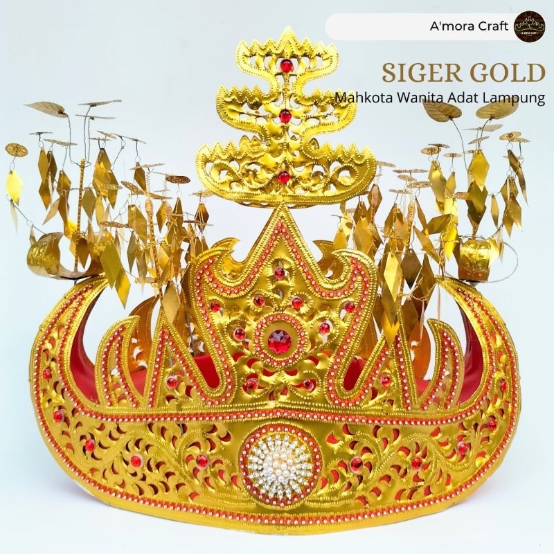 Jual Siger Lampung Mahkota Wanita Adat Lampung | Shopee Indonesia