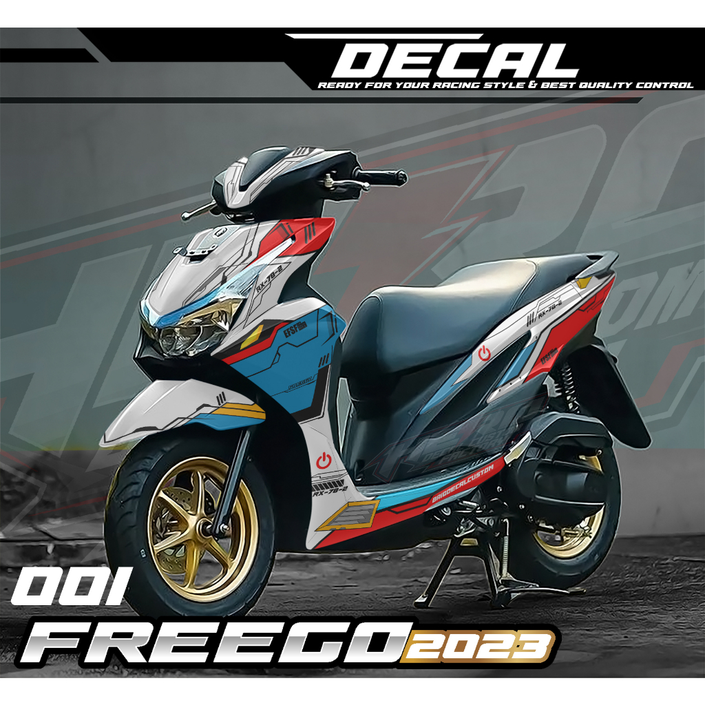 Jual DECAL FREEGO NEW 2023 - DECAL FULL BODY FREEGO 2023 KODE 01 GUNDAM ...