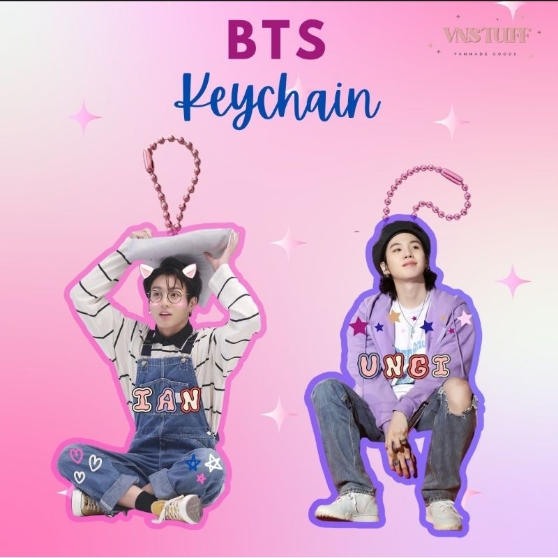 Jual BTS Keychain Taekook Yoonmin | Shopee Indonesia