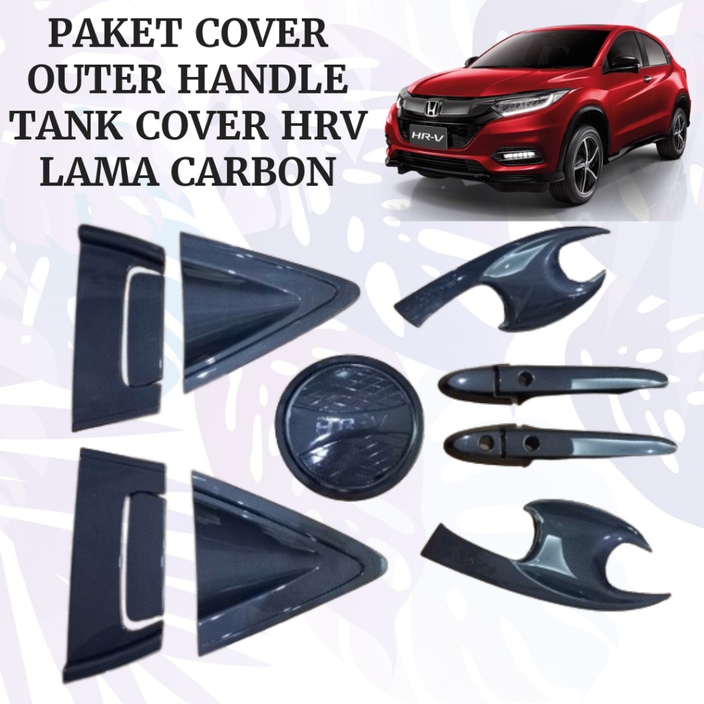 Jual Paket Cover Handle Outer Tank Cover CARBON Mobil Avanza Xenia Veloz Agya Ayla HRV BRV ...