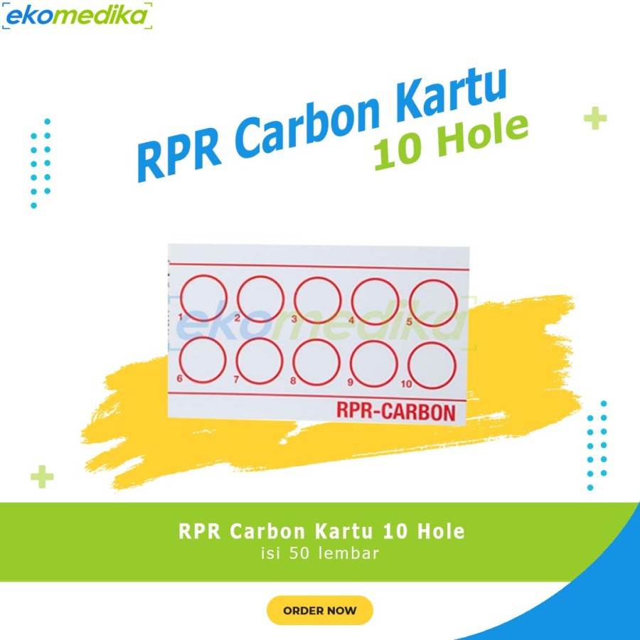Jual RPR Carbon Kartu 10 Hole isi 50 lembar | Shopee Indonesia