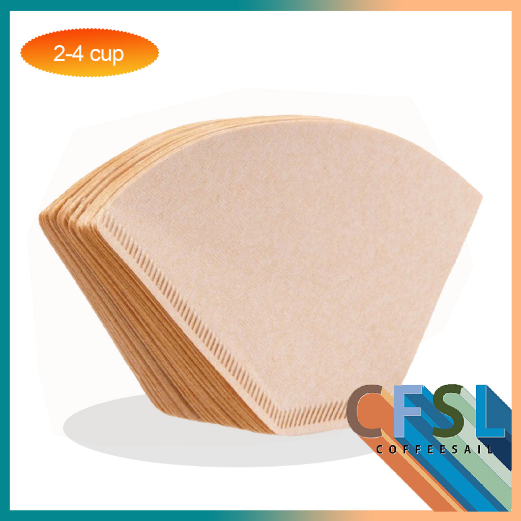 Jual V60 PAPER FILTER FLAT BOTTOM KERTAS PENYARING KOPI TEH DRIP 2-4 ...