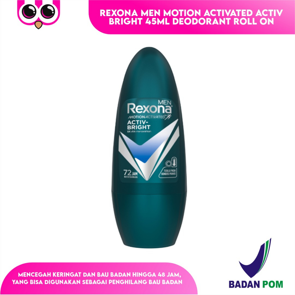 Jual REXONA MEN MOTION ACTIVATED ACTIV BRIGHT 45ML DEODORANT ROLL ON | Shopee Indonesia