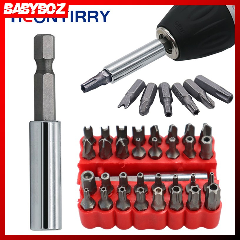 Jual BABYBOZ - HEONYIRRY Kepala Mata Obeng Screwdriver Hollow Bit 33 ...