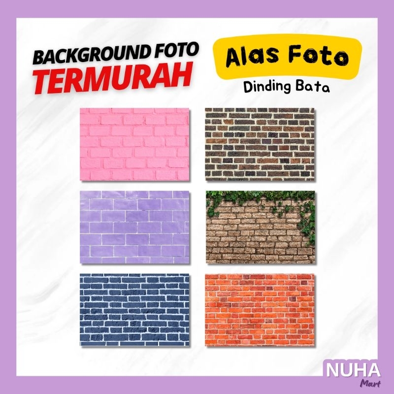 Jual Alas Background Foto Dinding Bata Brick A3+ Backdrop props ...