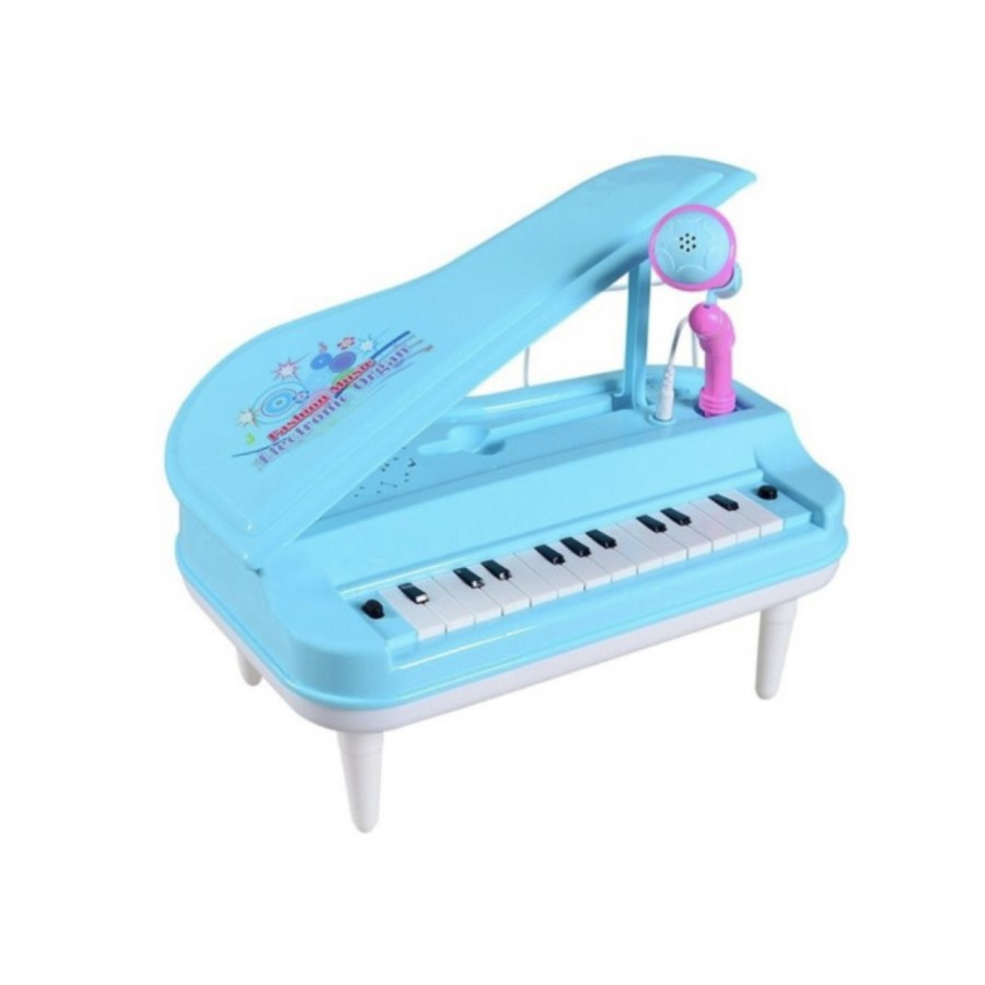 Jual Mainan anak electric piano microphone little keyboard LED kado ...