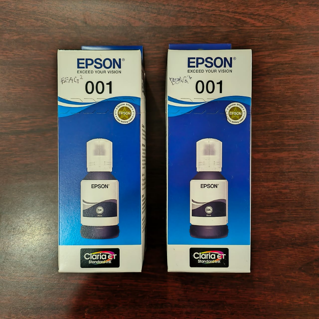 Jual Tinta Epson 001 Black Original (untuk L4150 L4160 L6160 L6170 ...