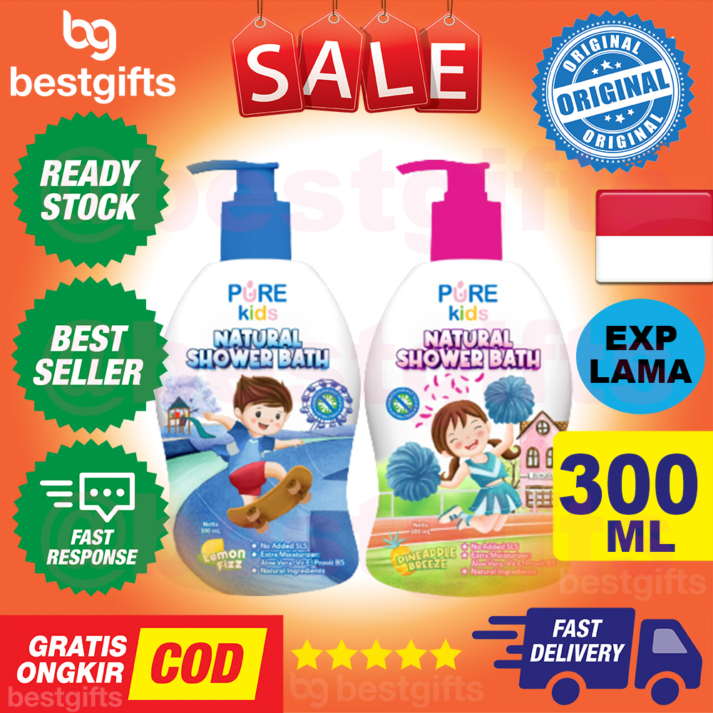 Jual PUREBABY PURE BABY PUREKIDS PURE KIDS NATURAL SHOWER BATH SABUN ...