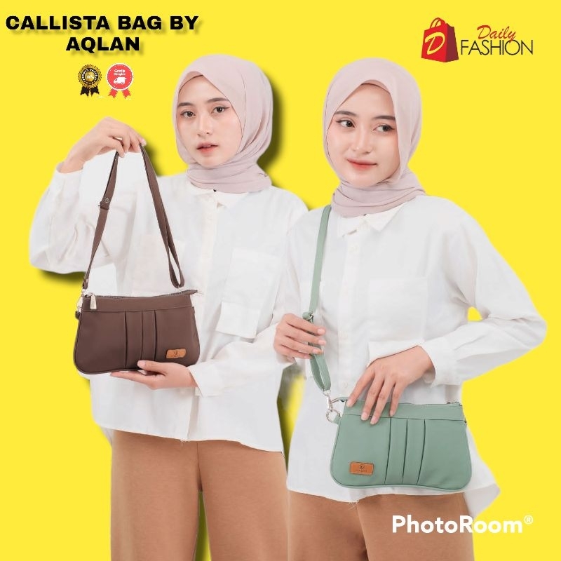 Jual TAS SELEMPANG CALLISA BAG BY AQLAN BAHAN CHOCOLY PREMIUM ANTI AIR ...