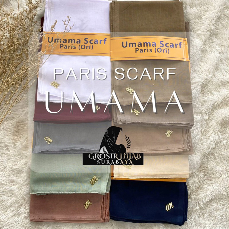 Jual PARIS ORI ASLI ORIGINAL UMAMA SCARF(LOGO PLAT GOLD) | Shopee Indonesia