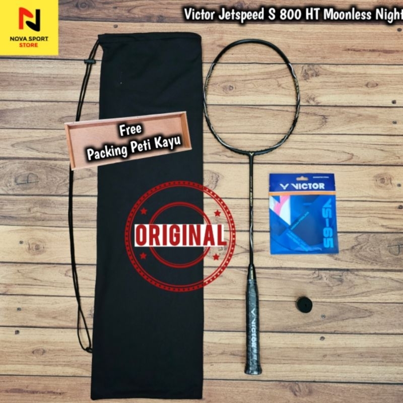 Jual Raket Badminton Victor Jetspeed S 800 HT Moonless Night | Shopee ...
