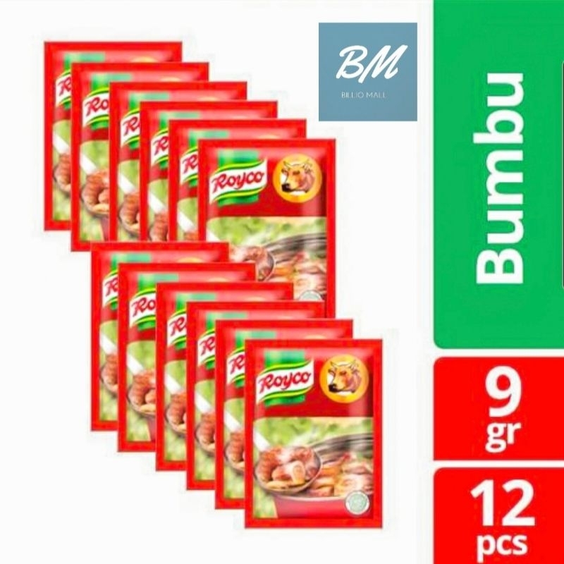 Jual Royco 1 Renceng 12 Sachet Penyedap Rasa (ayam dan sapi) | Shopee ...
