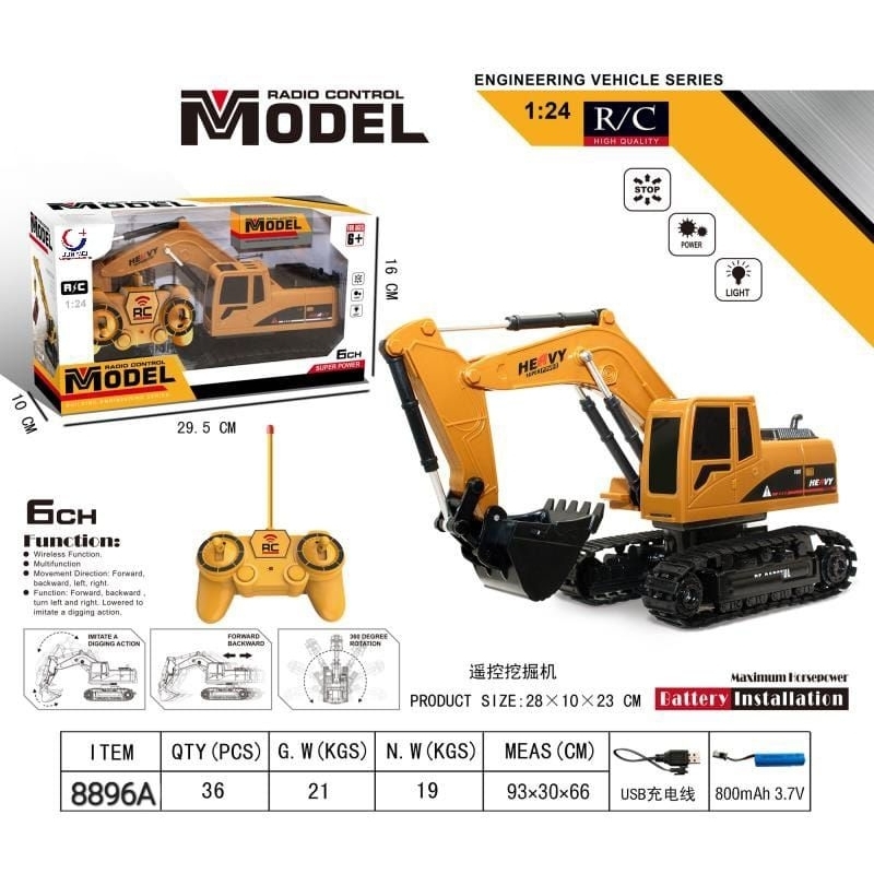 Jual RC EXCAVATOR TRUCK KONSTRUKSI BEKO 360 KERUK REMOTE | Shopee Indonesia