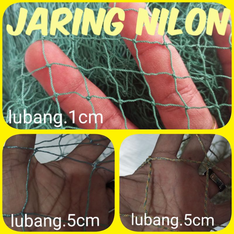 Jual Jaring nilon lubang 1cm | Shopee Indonesia