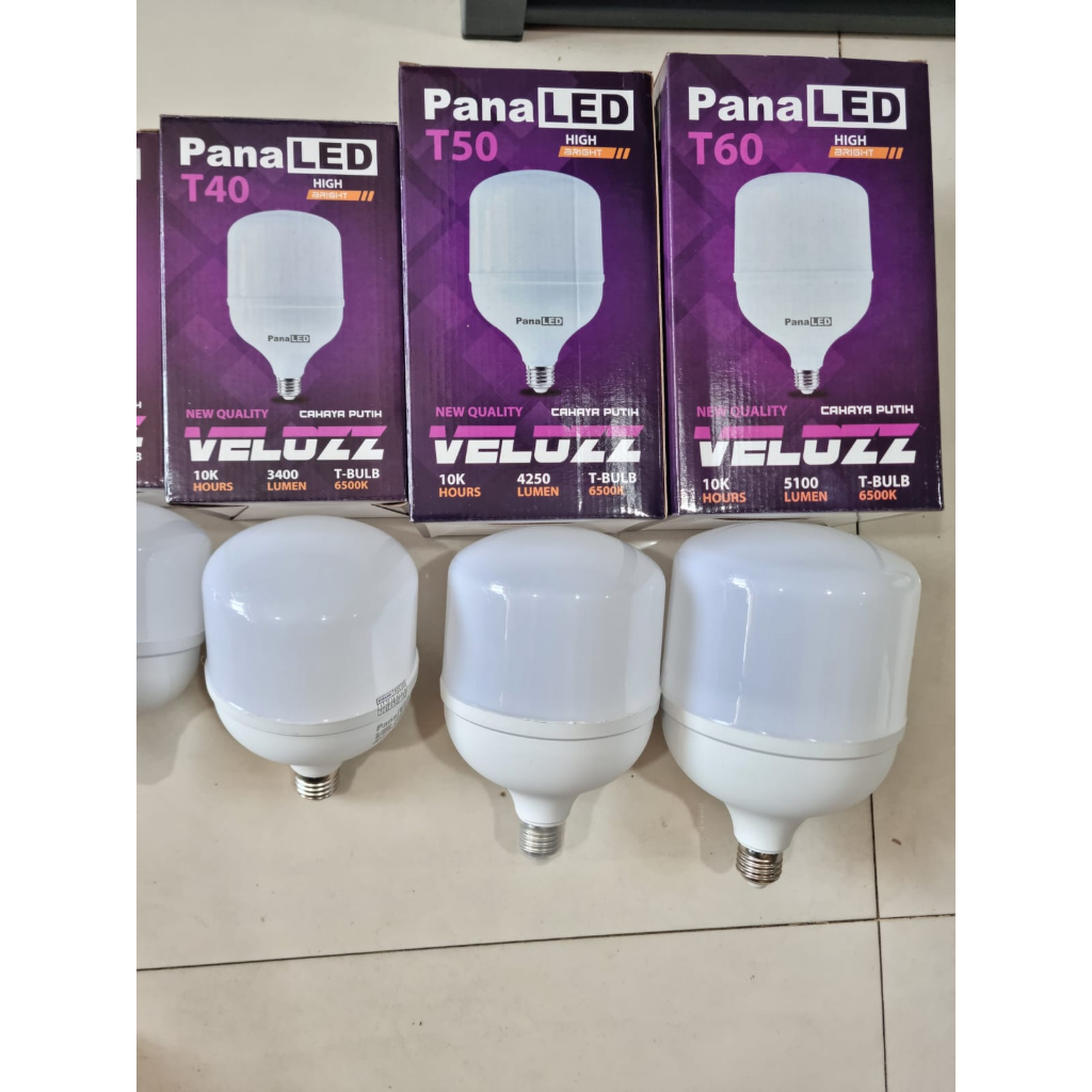 Jual Lampu Led Panaled Velozz 40w 50w 60w Bohlam Led Velozz 40Watt ...