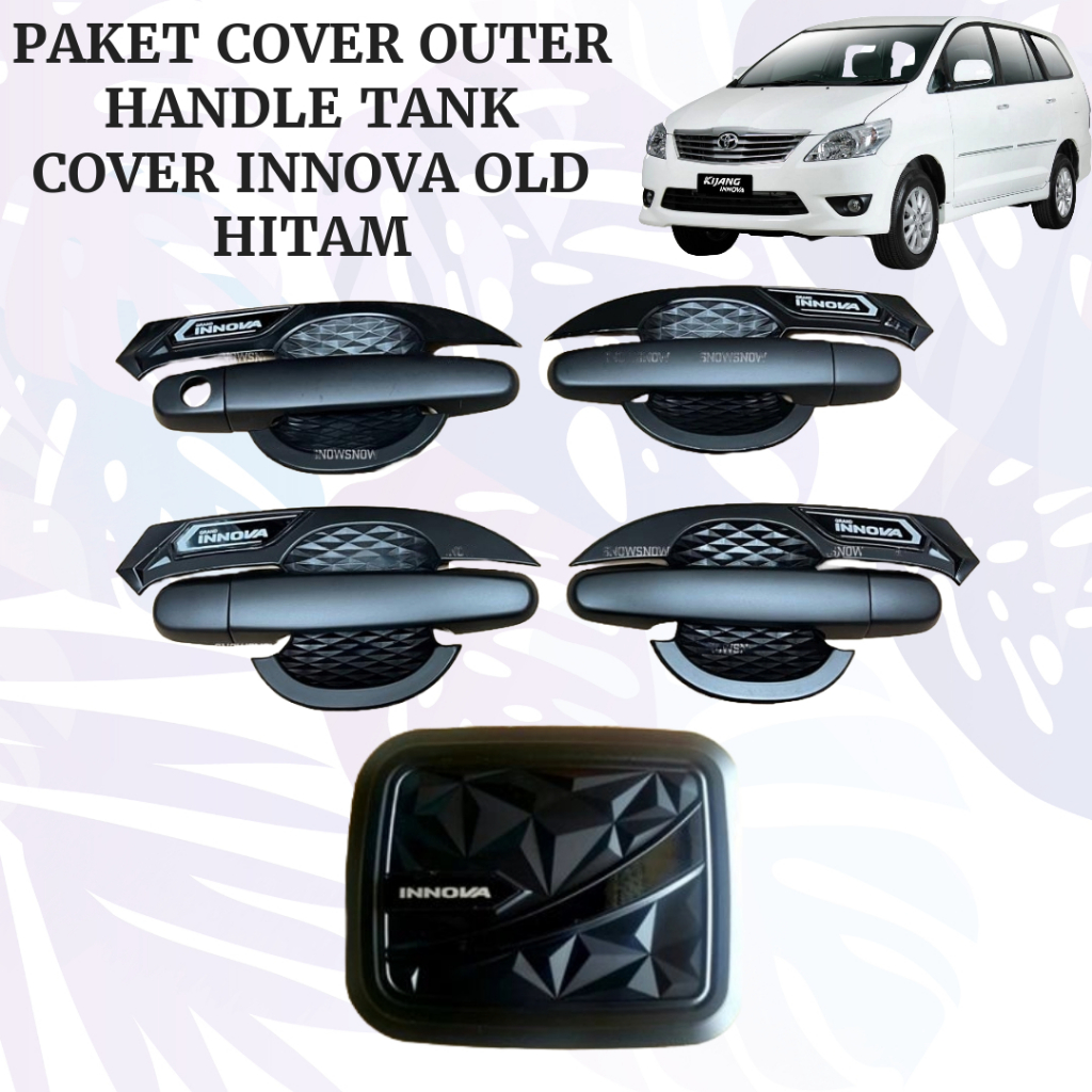 Jual Paket Lengkap Handle Outer Tank Cover Hitam Mobil Avanza Xenia Veloz Agya Ayla HRV BRV ...