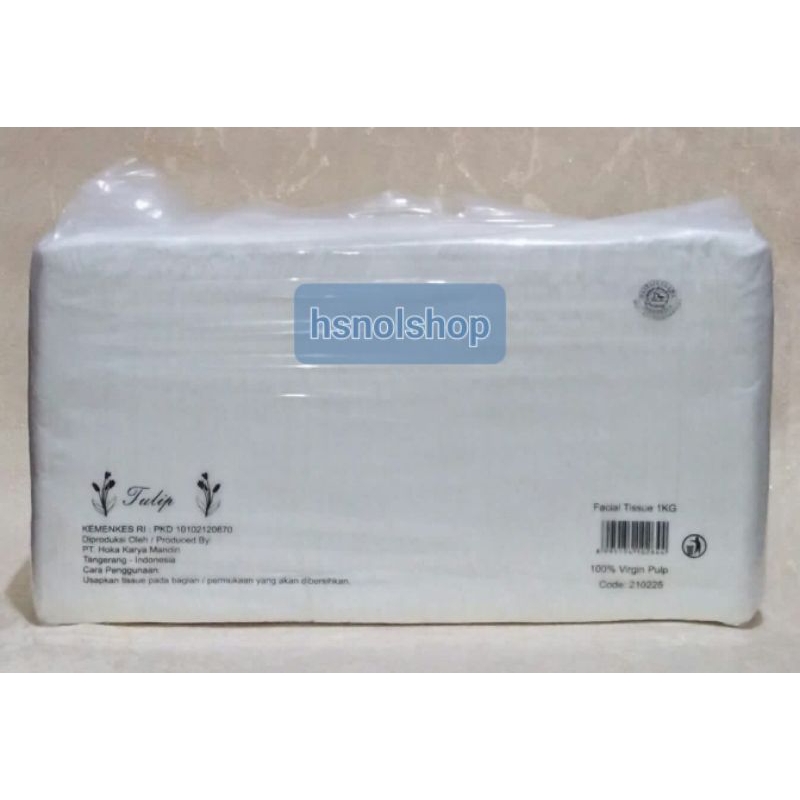 Jual Tissue Tulip 1kg 2ply / Tissue Facial Tulip 1000gram | Shopee ...