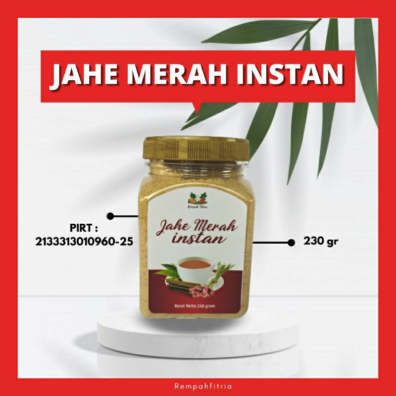 Jual Minuman Jamu Jahe Merah Instan Instant Bubuk Serbuk Pedas ...
