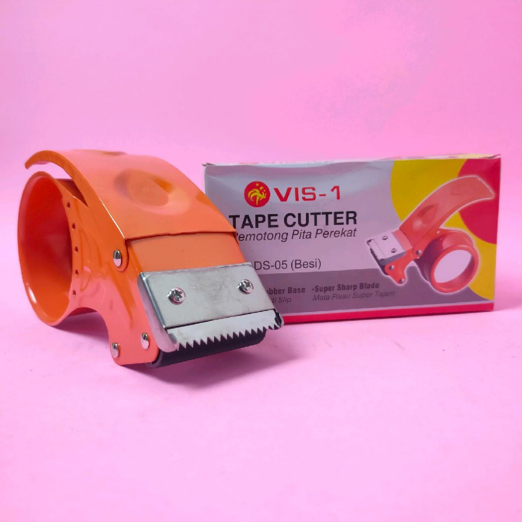 Jual Pemotong Pita Perekat / Lakban / Tape Cutter Vis-1 DS-05 (Besi ...