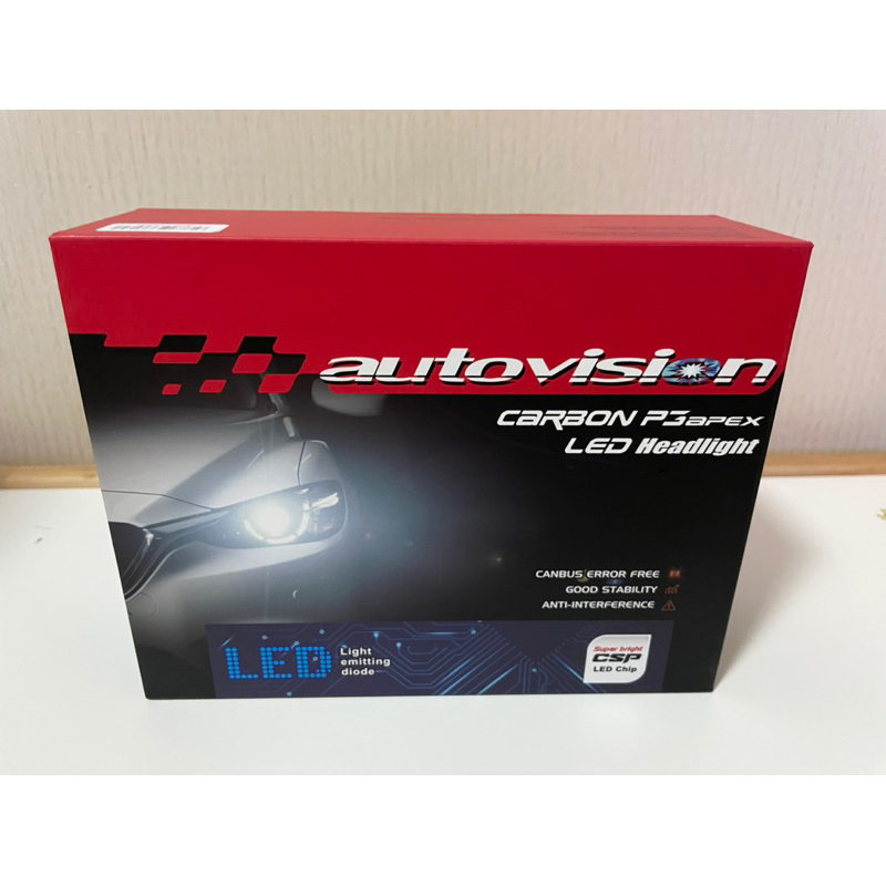 Jual AUTOVISION LED CARBON P3 APEX (H11, H7, HB3, H4) 85 WATT 5700k ...